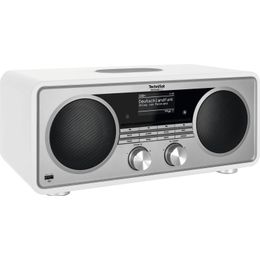 Technisat Internet-Radio "DIGITRADIO 602" Radios Stereoanlage, CD-Player weiß (weiß, silber) Internetradios