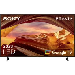 G (A bis G) Sony LED-Fernseher "KD-55X75WL" Fernseher Smart-TV, BRAVIA CORE, HDMI 2.1, Gaming-Menü schwarz LED Fernseher