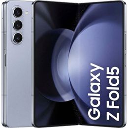 Samsung Smartphone "Galaxy Z Fold 5" Mobiltelefone Gr. 512 GB 12 GB RAM, blau (icy blue) Smartphone Android