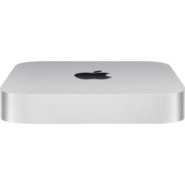 Apple Mac Mini "Mac mini" Computer Gr. MacOS Ventura, 16 GB RAM 256 GB SSD, silberfarben (silber) Mac mini