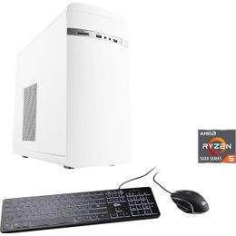 CSL Gaming-PC "Sprint V28987" Computer Gr. Microsoft Windows 11 Home (64 Bit), 8 GB RAM 500 GB SSD, weiß Gaming PCs