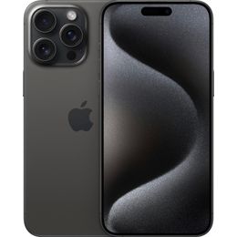 Apple Smartphone "iPhone 15 Pro Max 256GB" Mobiltelefone schwarz (black titanium) iPhone Bestseller