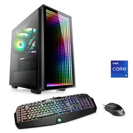 CSL Gaming-PC "Aqueon C99288 Extreme Edition" Computer Gr. Microsoft Windows 11 Home (64 Bit), 64 GB RAM 2000 GB SSD, schwarz