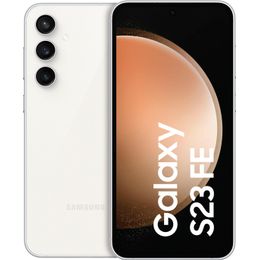 Samsung Smartphone "Galaxy S23 FE" Mobiltelefone Gr. 128 GB 8 GB RAM, beige (cream) Smartphone Android