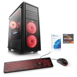 CSL Gaming-PC "Sprint L8141" Computer Gr. Windows 11 Home,64bit, 16 GB RAM 1000 GB SSD, schwarz Gaming PCs