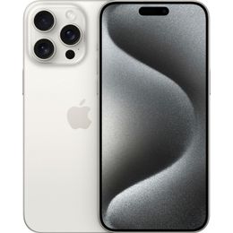 Apple Smartphone "iPhone 15 Pro Max 1TB" Mobiltelefone weiß (white titanium) iPhone Bestseller