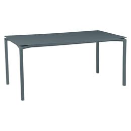 Fermob CALVI Tisch aus Aluminium Gewittergrau Aluminium/Aluminium