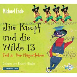 Silberfisch Jim Knopf und die Wilde 13 - Teil 2: Der Magnetfelsen,2 Audio-CD - Michael Ende (Hörbuch)