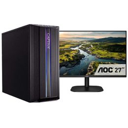 Captiva Power Starter I71-986 TFT Bundle PC-Komplettsystem (27", Intel® Core i5 Core i5 11400, UHD Graphics, 16 GB RAM, 1000 GB SSD), schwarz