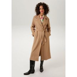 Aniston CASUAL Trenchcoat mit Reverskragen - NEUE KOLLEKTION, beige