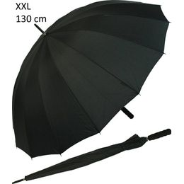 iX-brella Langregenschirm leichter Fiberglas Golf-Partnerschirm XXL 16teilig