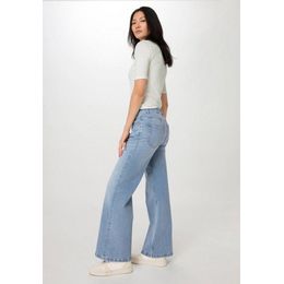 hessnatur 5-Pocket-Jeans ALVA High Rise Wide Leg aus Bio-Denim (1-tlg)