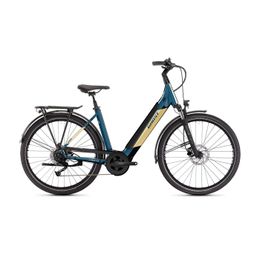 GHOST E-Bike E-Teru B Essential Low EQ Uni petrol blue/beige