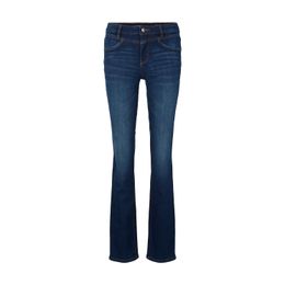 Tom Tailor Damen Alexa Straight Jeans mit Stretch, blau, Gr. 30/32