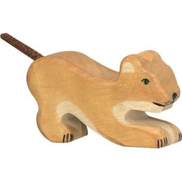 Holztiger Tierfigur Holztiger Löwe aus Holz