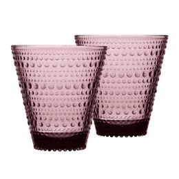 iittala - Kastehelmi Trinkglas 30 cl, violett (2er-Set)