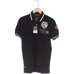 Napapijri Herren Poloshirt, schwarz, Gr. 46