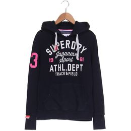 Superdry Damen Kapuzenpullover, schwarz, Gr. 36