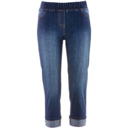 bonprix Slim Fit Jeans, Mid Waist, Baumwolle