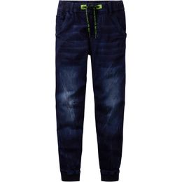 bonprix Jungen Sweatjeans, elastischer Bund, Slim Fit