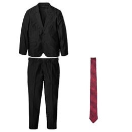bonprix Anzug (3-tlg.Set): Sakko, Hose, Krawatte