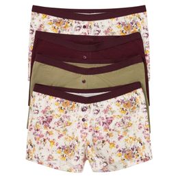 bonprix Damen Boxer mit Bio-Baumwolle (4er Pack)