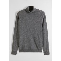 bonprix Wollpullover mit Good Cashmere Standard®-Anteil, Rollkragen