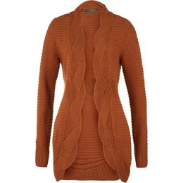 bonprix Longstrickjacke