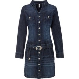 bonprix Jeans Kleid mit Gürtel