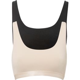 bonprix Bustier mit Bio-Baumwolle (2er Pack)