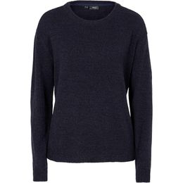 bonprix Strick-Pullover mit Rundhals-Ausschnitt in Melange