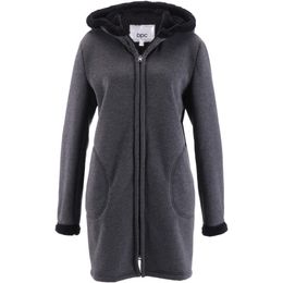 bonprix Sweatjacke mit Teddyfell