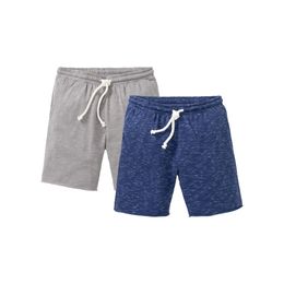 bonprix Sweat-Shorts mit Rollkanten Regular Fit, (2er Pack)