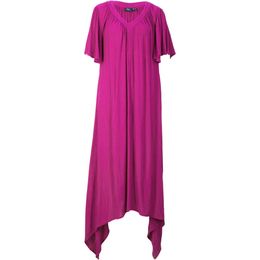 bonprix Langes Kaftan-Kleid aus Kreppware, weiter Schnitt