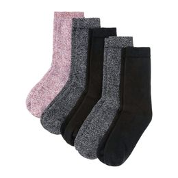 bonprix Thermo Frottee Socken mit Bio-Baumwolle (5er Pack)