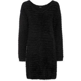 bonprix Flauschiger Long-Pullover