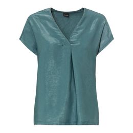 bonprix Shirt mit Materialmix