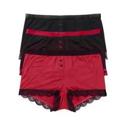 bonprix Microfaser Damen Boxer (3er Pack)