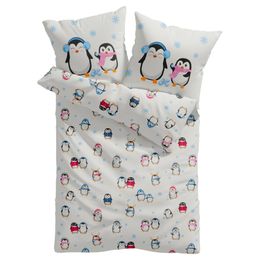 bonprix Bettwäsche mit Pinguinen