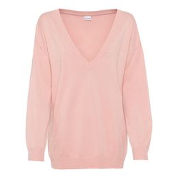 bonprix Oversize-Pullover mit V-Ausschnitt