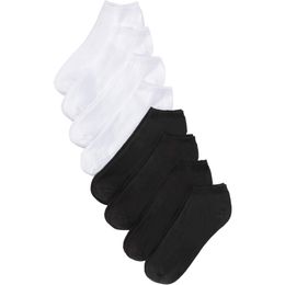 bonprix Sneakersocken mit Bio-Baumwolle (8er Pack)