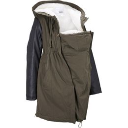 bonprix Umstandsjacke mit Teddyfutter / Tragejacke