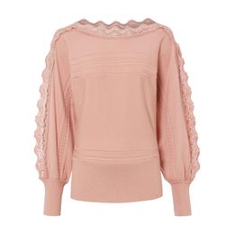 bonprix Pullover mit Spitze