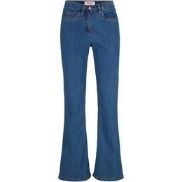bonprix Bootcut Jeans Mid Waist, Stretch