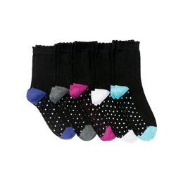 bonprix Damen Socken mit Bio-Baumwolle (5er Pack)