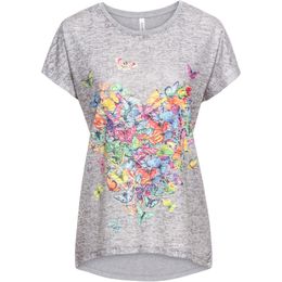 bonprix Shirt mit Schmetterlingsdruck
