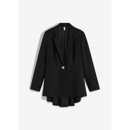 bonprix Longblazer mit Schmuck-Knopf