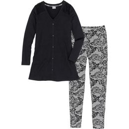 bonprix Pyjama mit Leggings