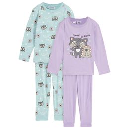 bonprix Mädchen Pyjama (4-tlg. Set)