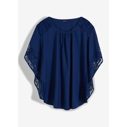 bonprix Bluse mit Spitzendetails